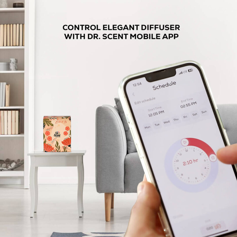 Shop Elegant Floral Aroma Oil Diffuser Machine in UAE.